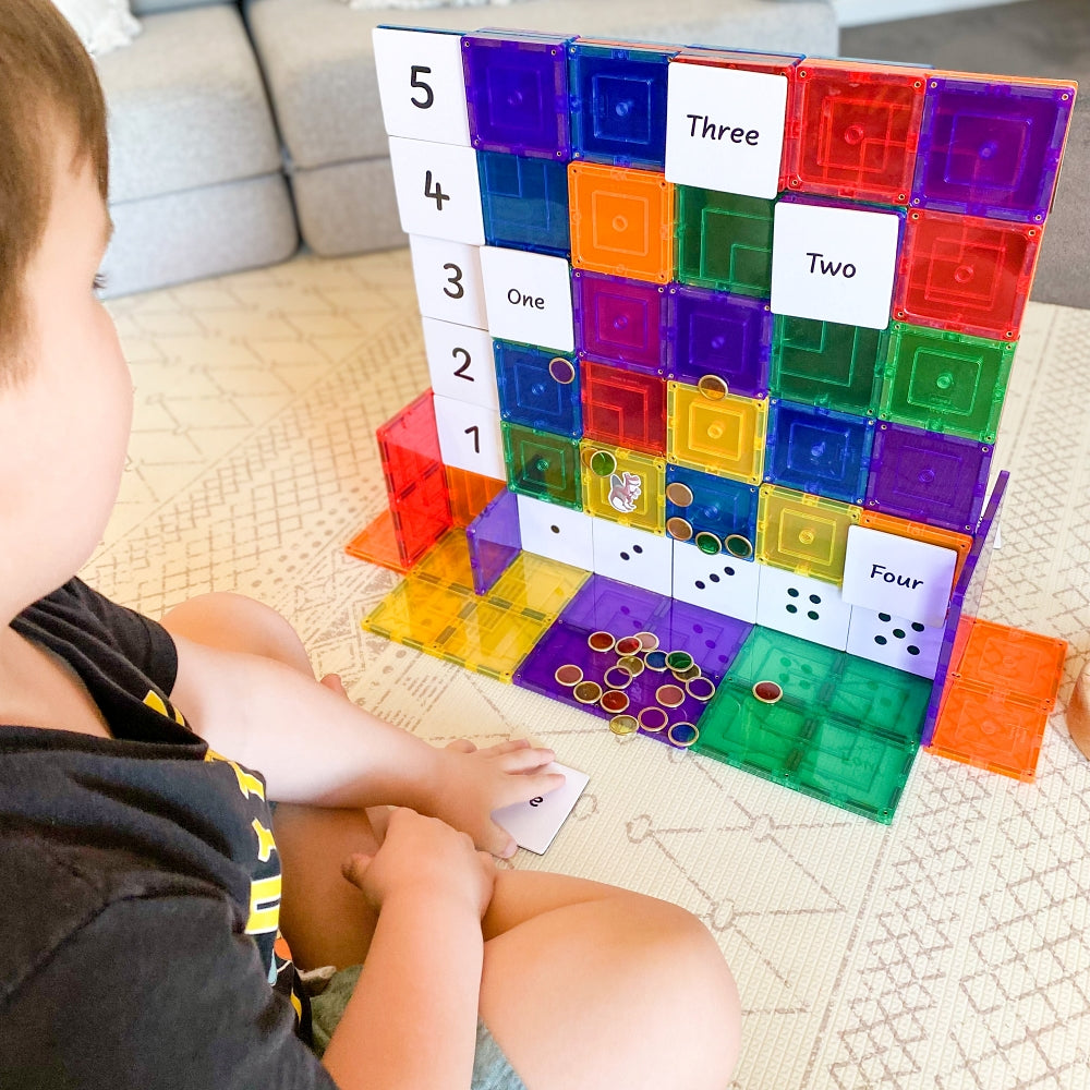 Learn and Grow Magnetic Tile Topper - Numeracy Pack (40 Piece) – Learn ...